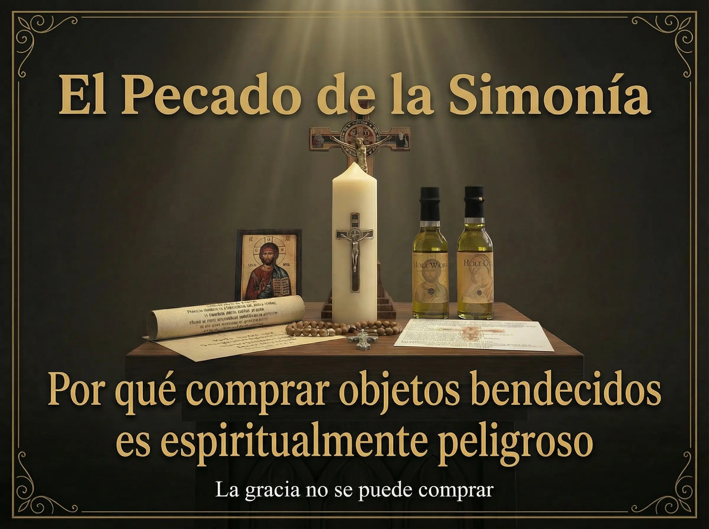 Querer comprar artículos bendecidos: El Pecado de la Simonía – San ...