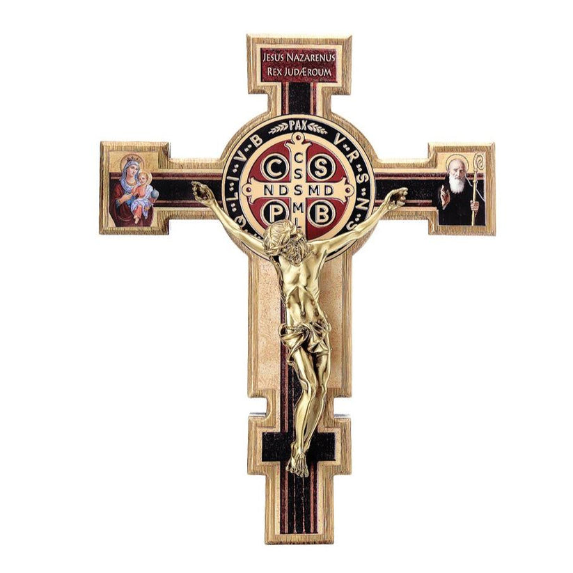 Cross of Saint Benedict Size: 15 1/4x12 inches – San Benedetto ...