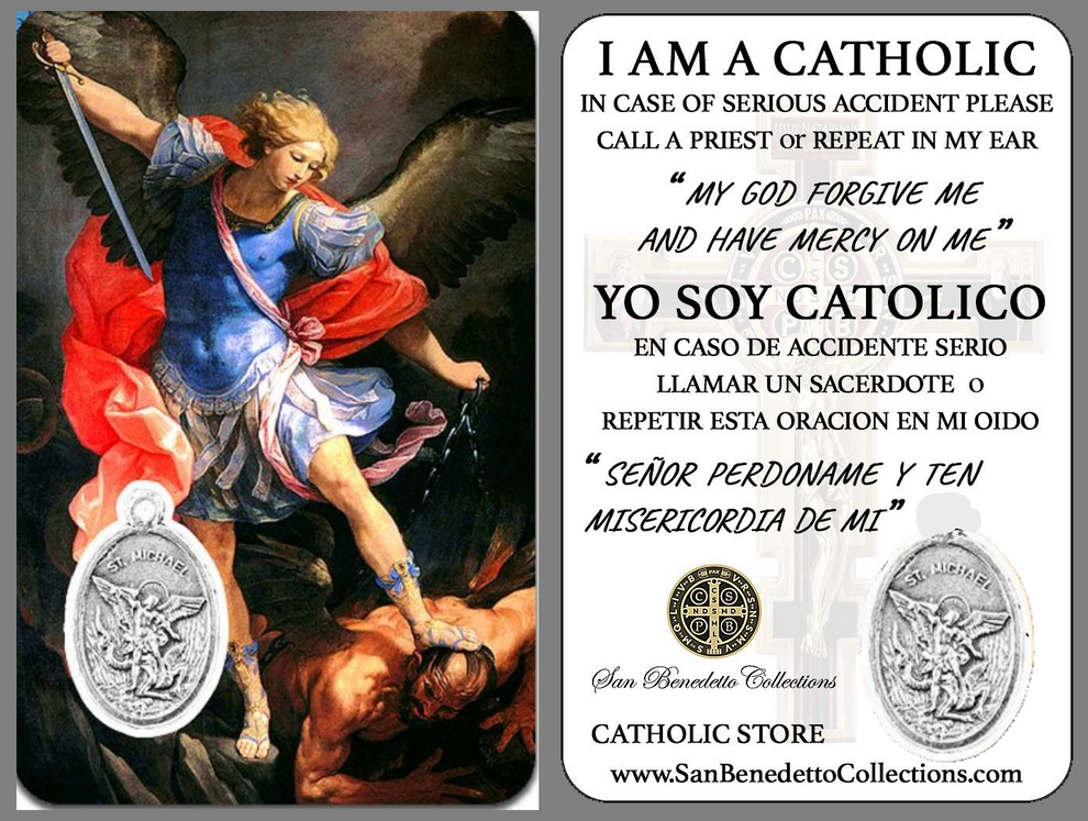 Catholic Identification Card (max. 5 cards per order ) – San Benedetto ...